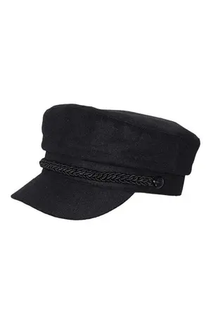 Ralph Lauren Wool Brim Cap - Black