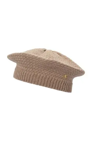 Ralph Lauren Basket Knit Beret - Adirondak Heather