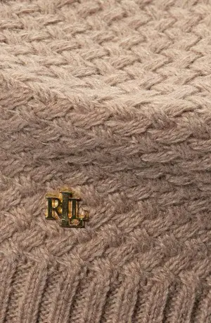 Ralph Lauren Basket Knit Beret - Adirondak Heather