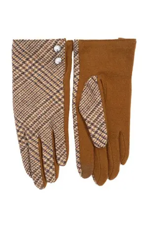 Ralph Lauren Patterned Two-button Gloves