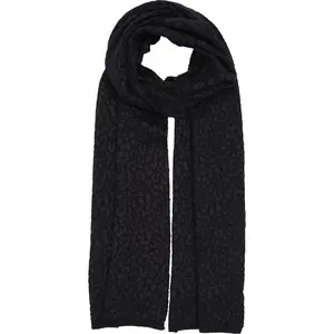 Ralph Lauren Ocelot Knit Scarf - Black