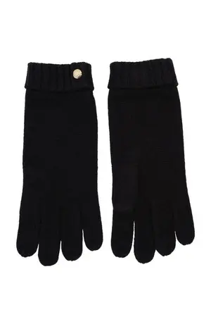 Ralph Lauren Crest Knit Gloves - Black