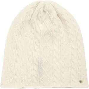 Ralph Lauren Cable Knit Slouchy Beanie - Cream