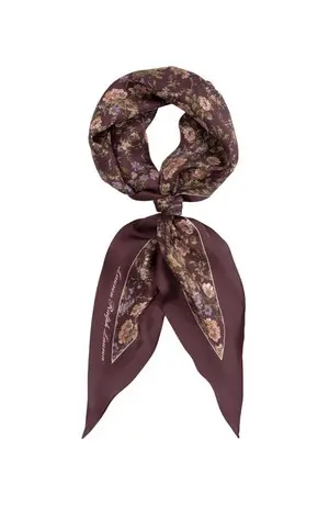Ralph Lauren Floral Large Diamond - Pinot Noir