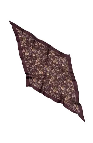 Ralph Lauren Floral Large Diamond - Pinot Noir