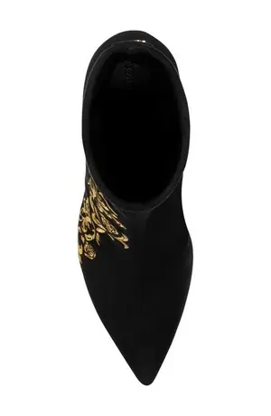 Karl Lagerfeld Paris Rupali Rococo Embroidered Bootie