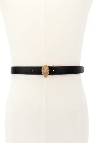 Kurt Geiger Metallic Leopard Reversible Belt