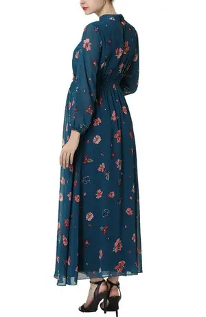 KIMI + KAI Floral Print Maxi Dress