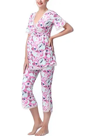 KIMI + KAI Koi Maternity Nursing 2-piece Pajama Set