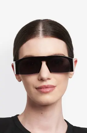 Moschino 56mm Geometric Sunglasses