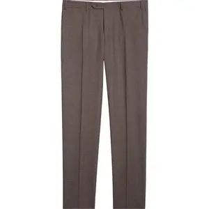 Canali Siena Regular Fit Impeccabile Super 130s Wool Suit Trousers