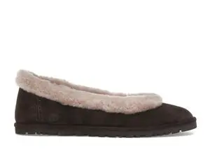 Dusted Cocoa Ballet Flats
