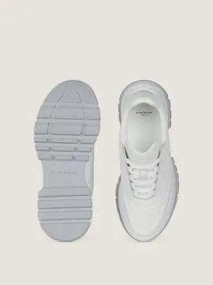 Givenchy Trainers In Shiny Padded Leather - White