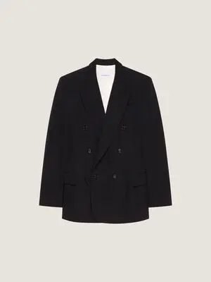 Givenchy Doubled Breasted Jacket In Wool Twill