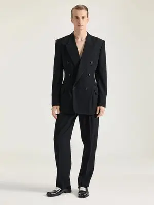Givenchy Doubled Breasted Jacket In Wool Twill