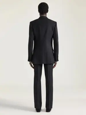 Givenchy Double-breasted Fitted Striped Wool Jacket
