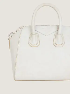 Givenchy Mini Antigona Bag In Aged Leather