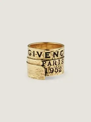Givenchy Tape Ring - Antic Golden
