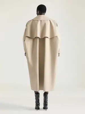 Givenchy Cotton Cocoon Trench Coat