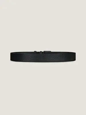 Givenchy Long Belt In Grained Leather