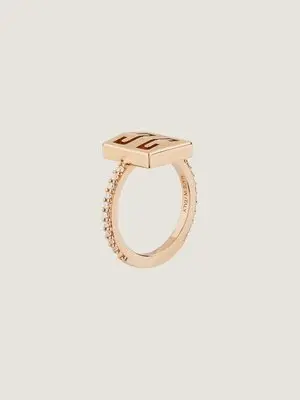 Givenchy 4g Ring With Swarovski Crystals