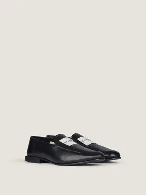 Givenchy Label Leather Loafers
