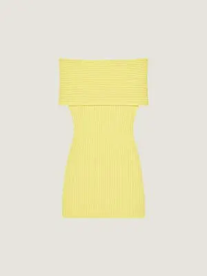 Yellow Off Shoulder Dresses