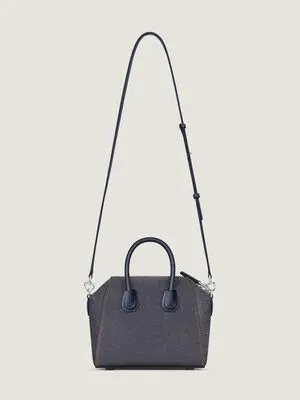 Givenchy Mini Antigona Bag In Denim