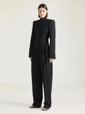 Givenchy Sliced Back Wool All-in-one