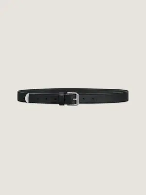 Givenchy Voyou Belt In Shiny Leather - Black