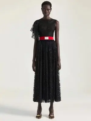 Givenchy Asymmetric Lace Dress
