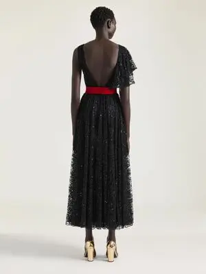Givenchy Asymmetric Lace Dress