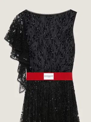 Givenchy Asymmetric Lace Dress