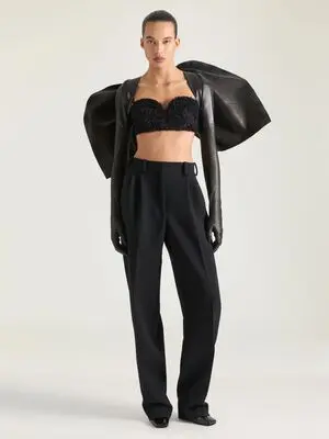Givenchy Bullet Bra Top In Mohair