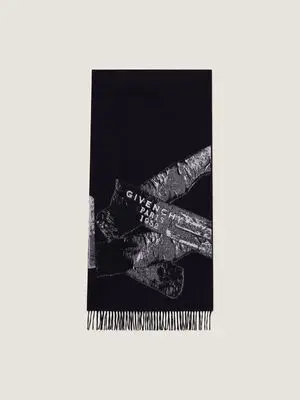 Givenchy Tape Scarf In Cashmere