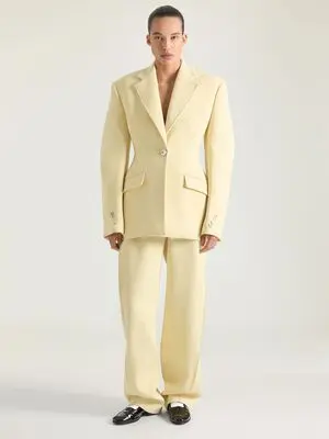 Givenchy Wool Crepe Tailored Cocoon Pants