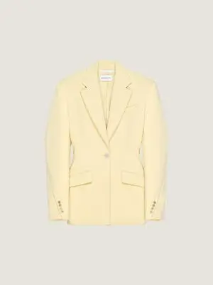 Givenchy Single-breasted Cocoon Wool Jacket