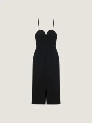 Givenchy Wool Crepe Midi Dress