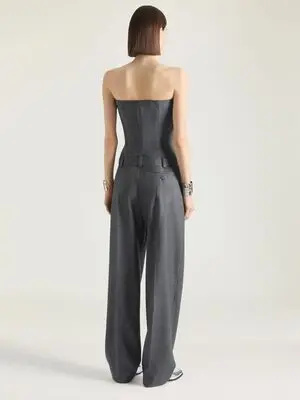 Givenchy Wool Bustier Tailored All-in-one