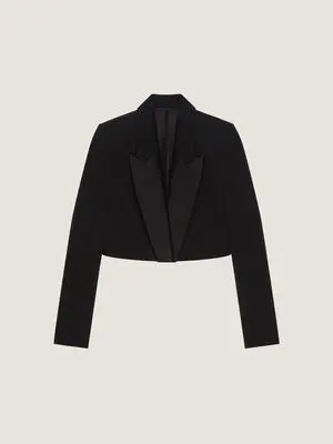 Givenchy Cropped Tuxedo Jacket