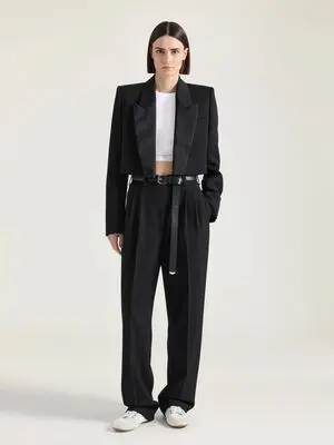 Givenchy Cropped Tuxedo Jacket