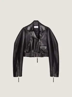 Givenchy Cropped Cocoon Biker Jacket