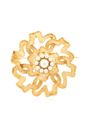 DOLCE & GABBANA Floral Motif Brooch