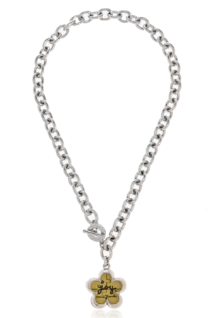 Marc Jacobs Five-petal Flower Pendant Necklace