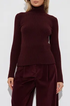 Max Mara Aral Wool And Cashmere Sweater - Burgundy