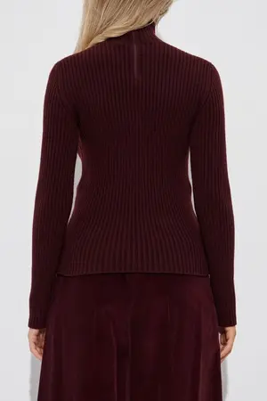 Max Mara Aral Wool And Cashmere Sweater - Burgundy