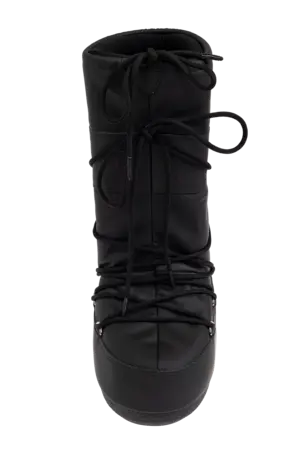 Moon Boot Mb Icon Rubber Snow Boots - Black