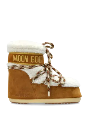 Moon Boot Icon Low Shearling Snow Boots - Brown