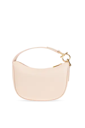 FERRAGAMO Leather Crescent Handbag - Pink