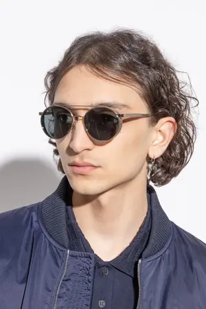 Linda Farrow Plated Titanium Sunglasses